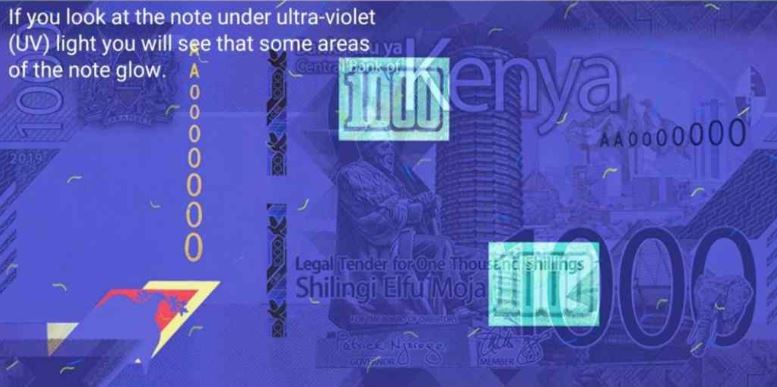 How to Detect Fake New Currency Notes Using UV Light [VIDEO] - Kenyans ...