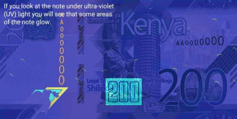 How to Detect Fake New Currency Notes Using UV Light [VIDEO] - Kenyans ...
