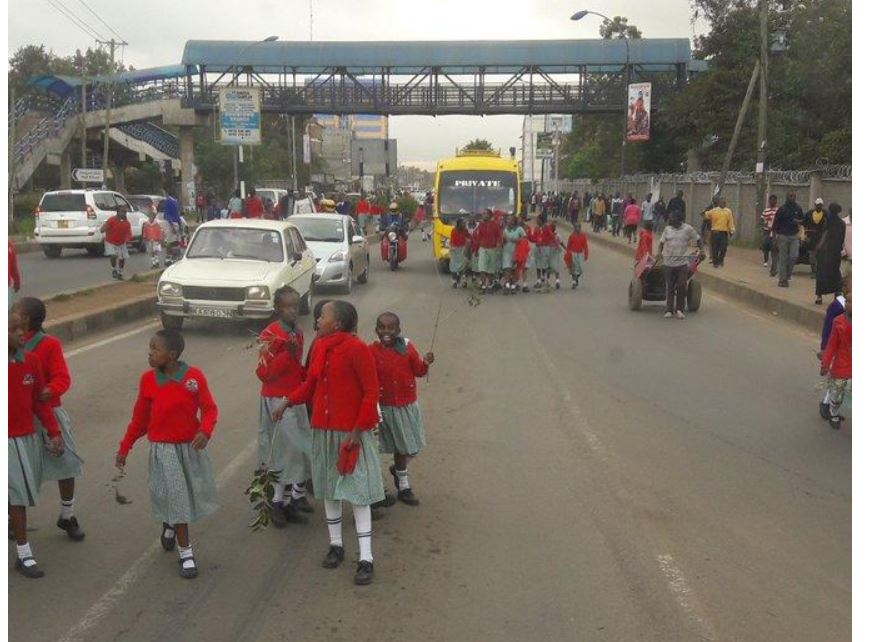 Juja Road Blocked as Protesting Children Left to Roam [PHOTOS ...