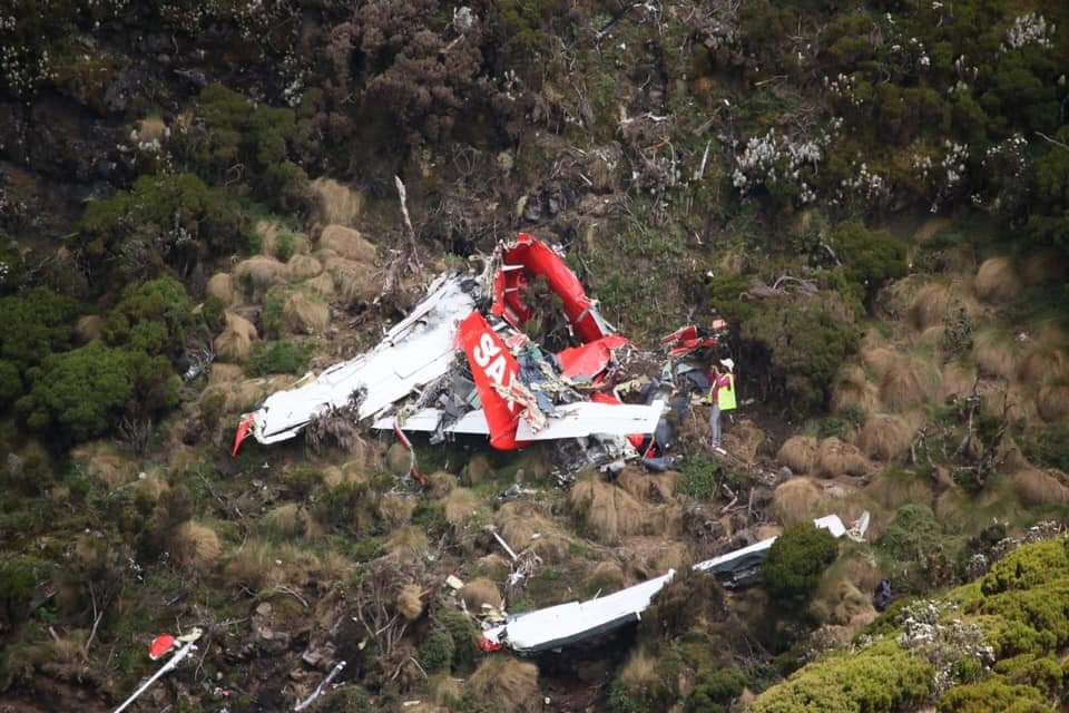 FlySax Plane Wreckage Still At Scene of Accident - Kenyans.co.ke