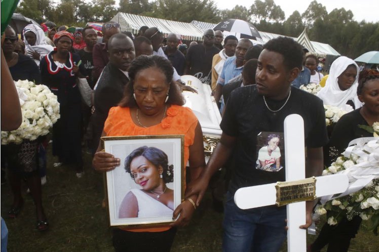 Kilimani Murder Victim Monica Kimani Laid to Rest in Gilgil - Kenyans.co.ke