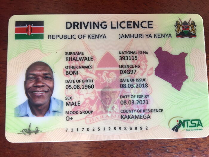 Boni Khalwale Posts His Driving Licence and Kenyans Can't Keep Calm ...