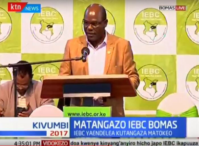 Chebukati Speaks on Election Held in NASA Strongholds - Kenyans.co.ke
