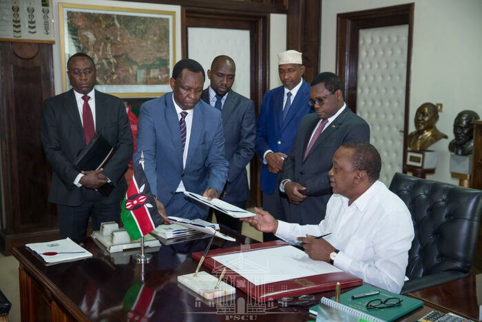 Uhuru Finally Emerges after missing for two weeks Uhuru Finally Emerges after missing for two weeks