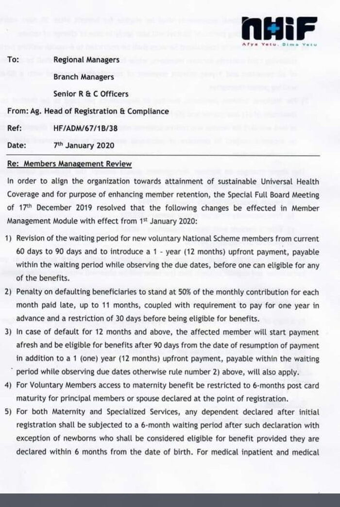 NHIF Slashes Benefits for Family in New Sweeping Changes - Kenyans.co.ke