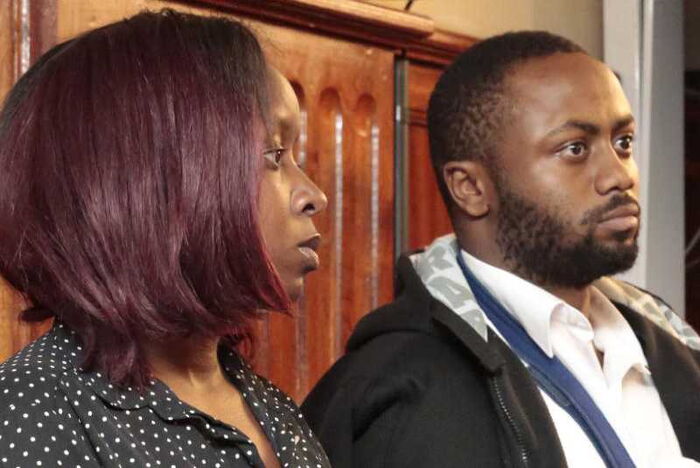 Jacque Maribe and Jowie Hug in Court - Kenyans.co.ke
