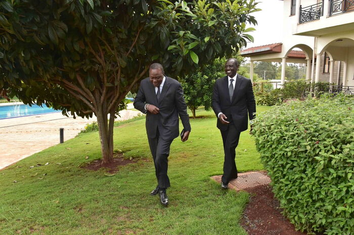 DP William Ruto Hosts Raila Odinga at His Karen Home [PHOTOS] - Kenyans.co.ke