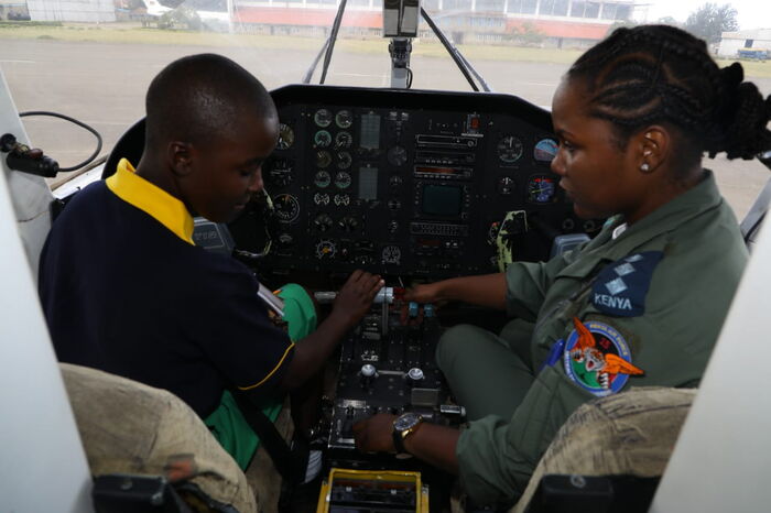 KDF Treats Uhuru's Best Students at Military Airbase [PHOTOS] - Kenyans ...