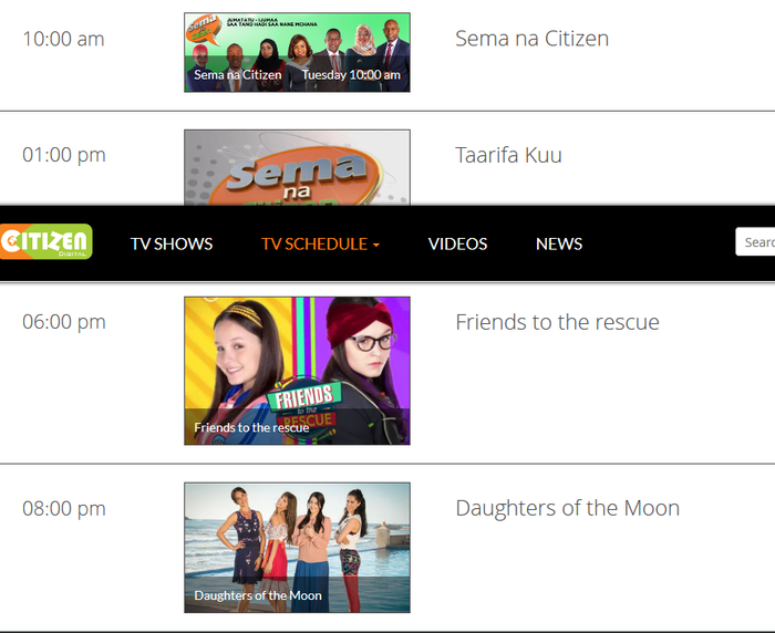 Tough Demands Citizen TV Makes on Independent Show Producers - Kenyans ...