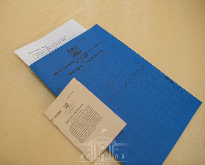 Uhuru Receives His Firearm License & New Generation Smart Card ...