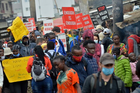 Mothers Storm Nairobi Streets in Protest Against Police Brutality ...