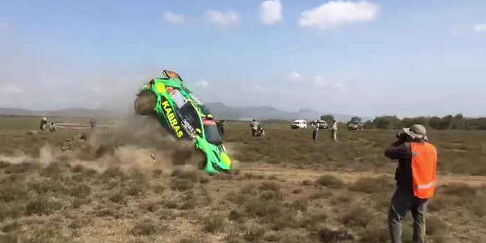 Tejveer Rai Crashes at WRC Safari Rally 2021 [VIDEO] - Kenyans.co.ke