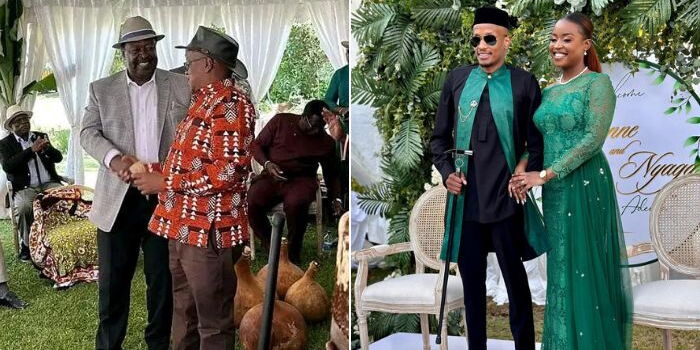 Musalia Mudavadi Daughter Weds Lawyer Nyaga Karanja (PHOTOS) - Kenyans.co.ke