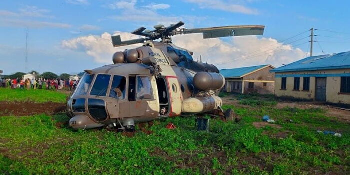 Several Injured as KDF Chopper Crashes While Taking Off in Wajir ...