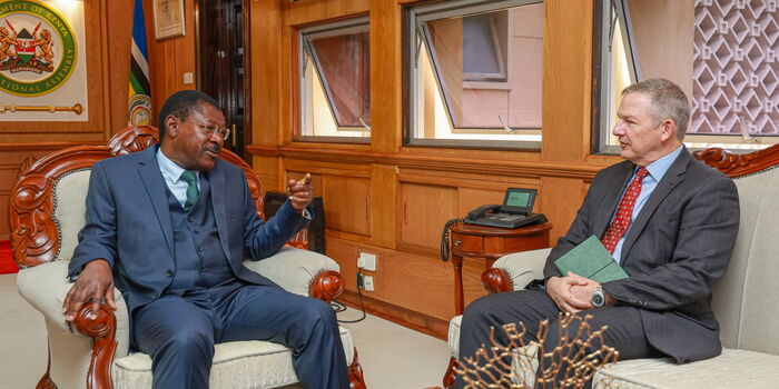 Speaker Wetangula Assures Acting US Ambassador Mark Dillard of Safety ...