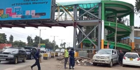 Mbagathi Way Gets One of a Kind Footbridge [PHOTOS] - Kenyans.co.ke