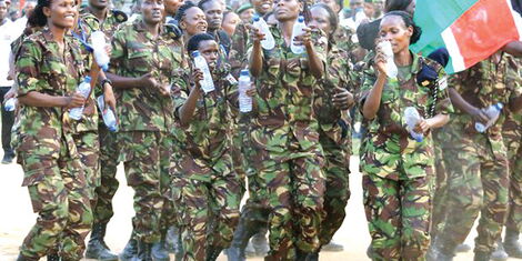 First Ever Woman Recruited to KDF - Kenyans.co.ke